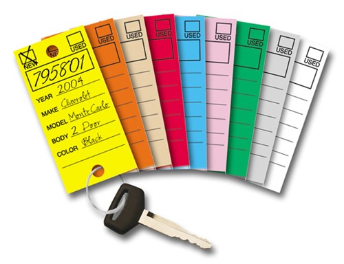 Oil Change Stickers